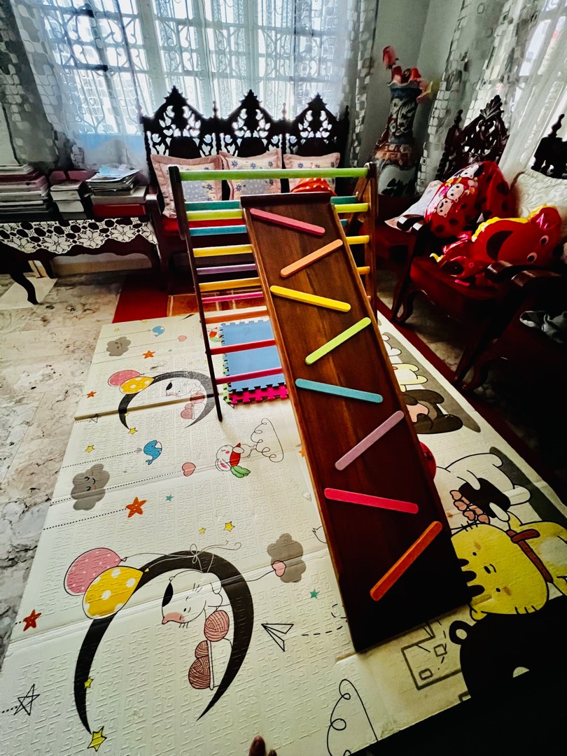 PIKLER triangle with ramp (KINOMOCHA-PIKE), Babies & Kids, Infant ...