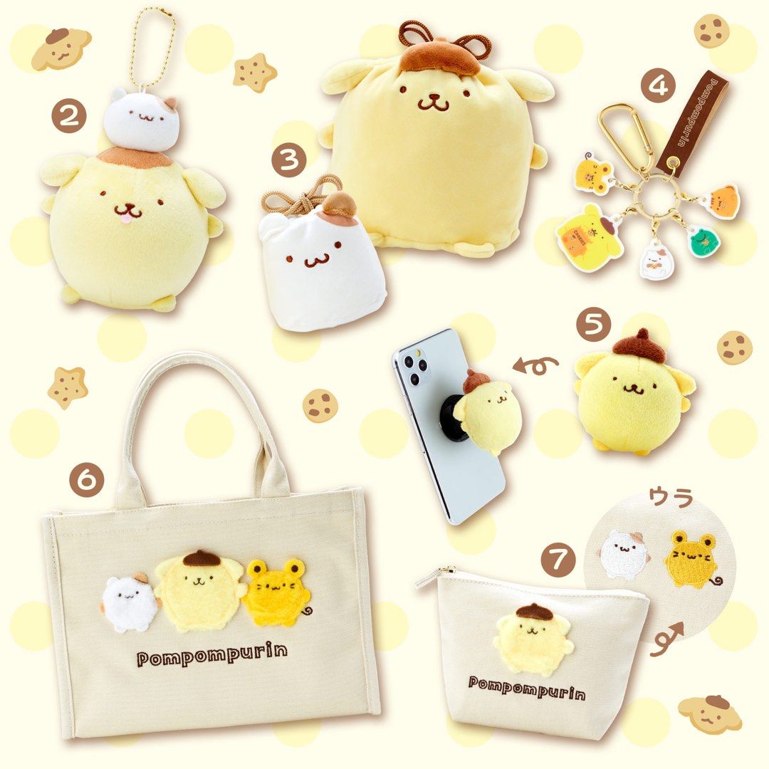 [PO] SANRIO POMPOMPURIN CHUBBY SERIES MERCHANDISE, Hobbies & Toys, Toys ...