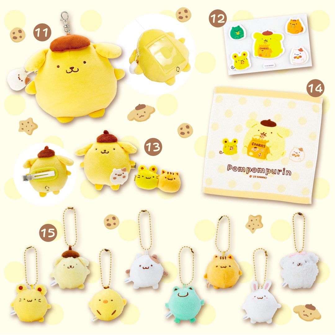 [PO] SANRIO POMPOMPURIN CHUBBY SERIES MERCHANDISE, Hobbies & Toys, Toys ...