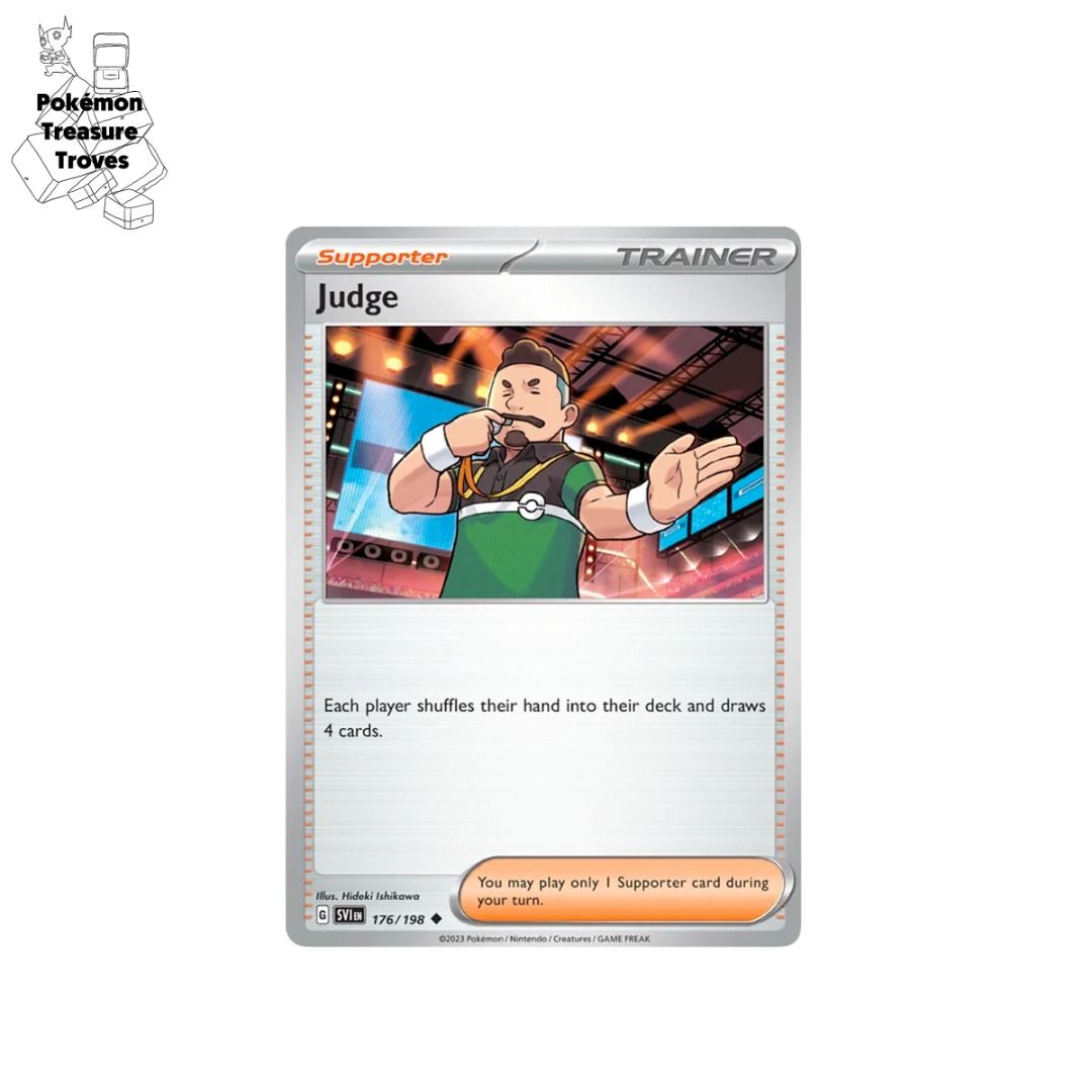 Pokemon Scarlet & Violet Trainer Judge Card, Hobbies & Toys, Toys ...