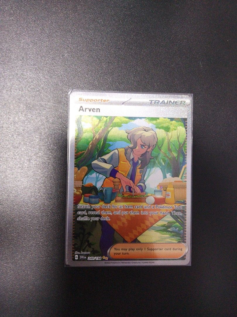 Pokemon TCG Arven Full Art Trainer SAR Special Illustration Rare - SV01 ...