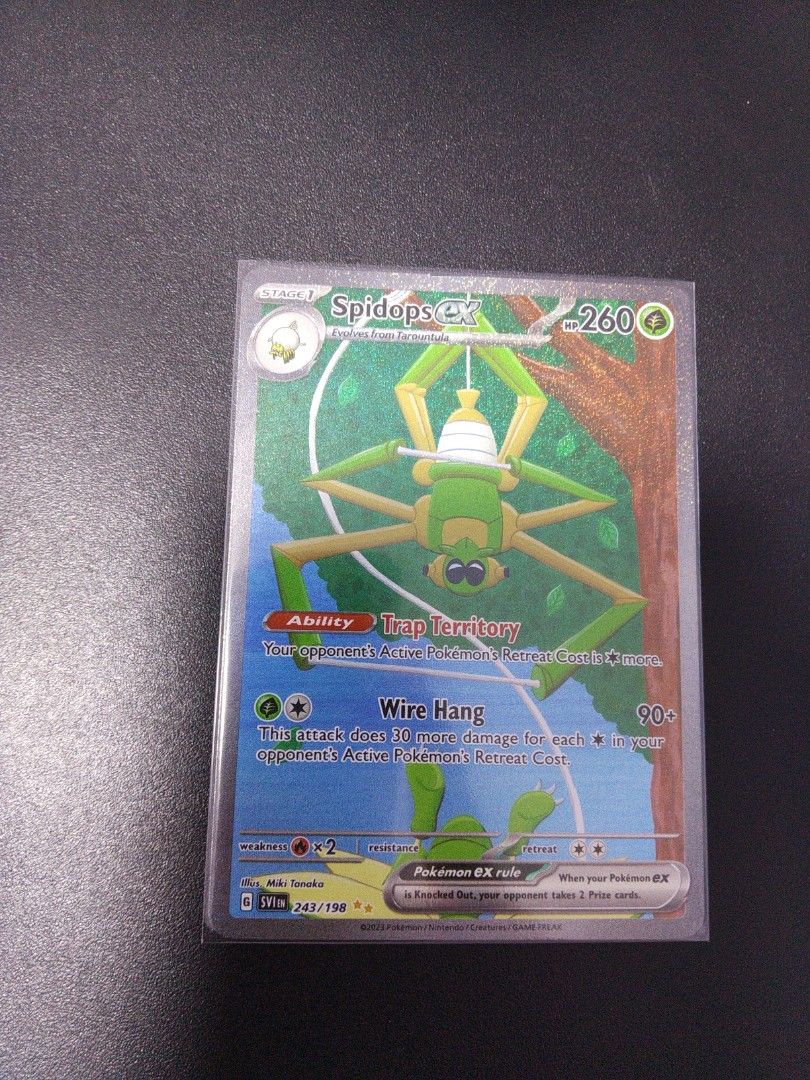 Pokemon TCG Spidops ex SAR Special Illustration Rare - SV01 Scarlet ...