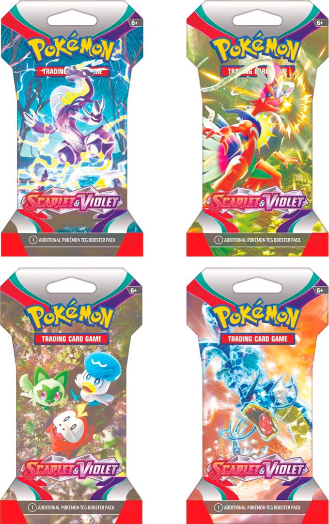 Pokémon SV01 Sleeved Packet (Inner Case), Hobbies & Toys, Toys & Games ...