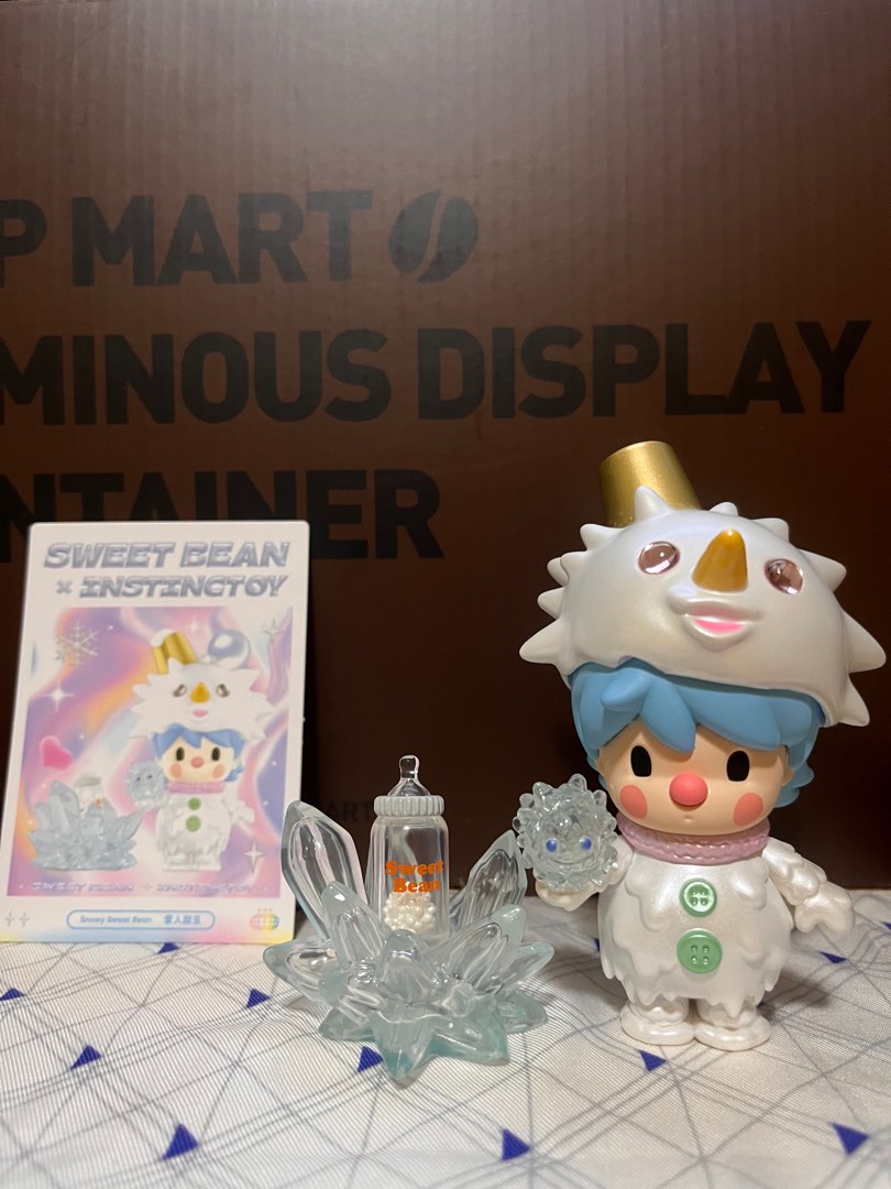 Popmart instinct toy snowy sweet bean, Hobbies & Toys, Toys & Games on ...