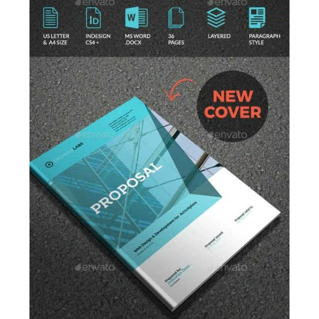 Project Proposal Document Template | MS Word | Indesign | 36 Pages ...