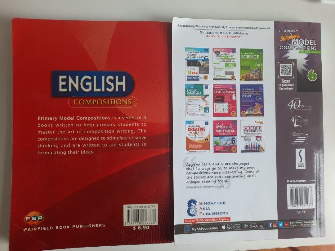 PSLE English Compo Books, Hobbies & Toys, Books & Magazines, Assessment ...