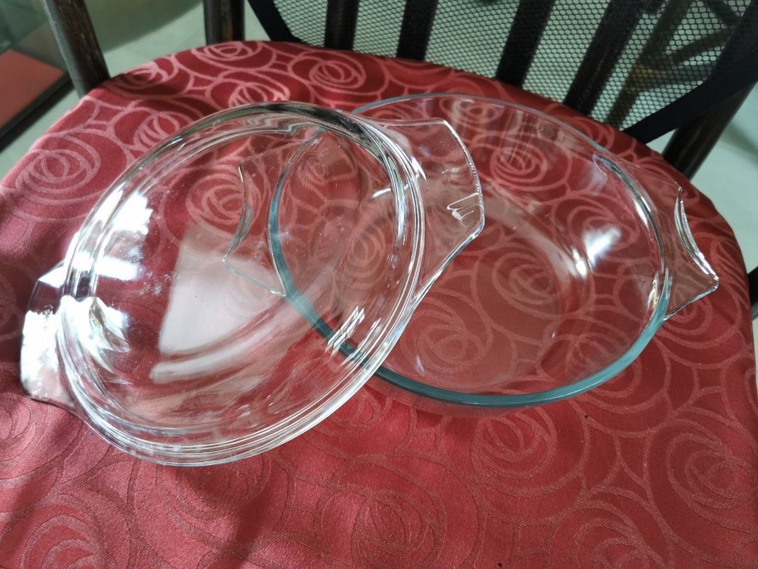 Pyrex brand- set of 3oven casseroles, TV & Home Appliances, Kitchen ...