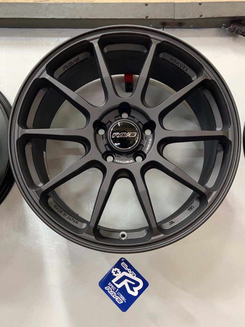 Rays Homura HP10, Car Accessories, Tyres & Rims on Carousell