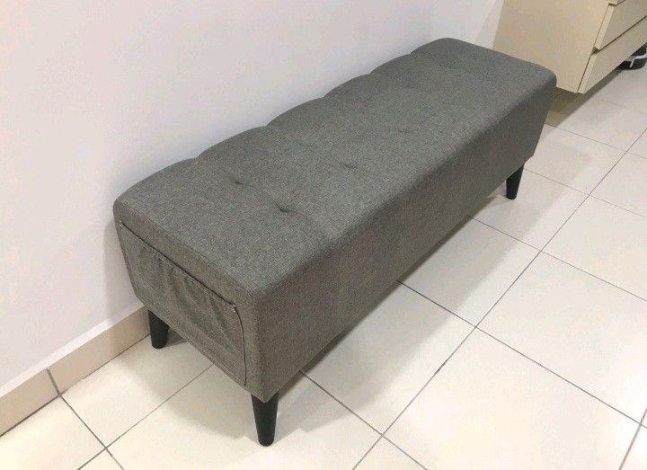 Readystock New Bench Long sofa guest chair stool, bangku kerusi panjang ...