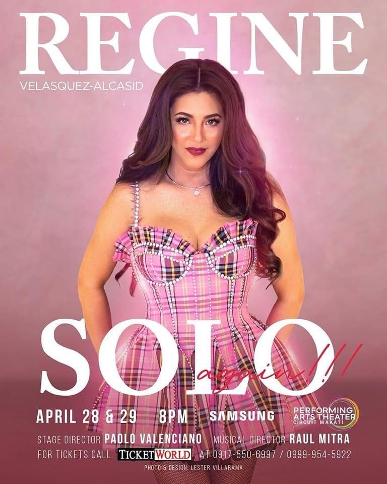 Regine Velasquez Alcasid ROW A - Solo Again April 29 SSVIP with Meet and Greet, Tickets ...