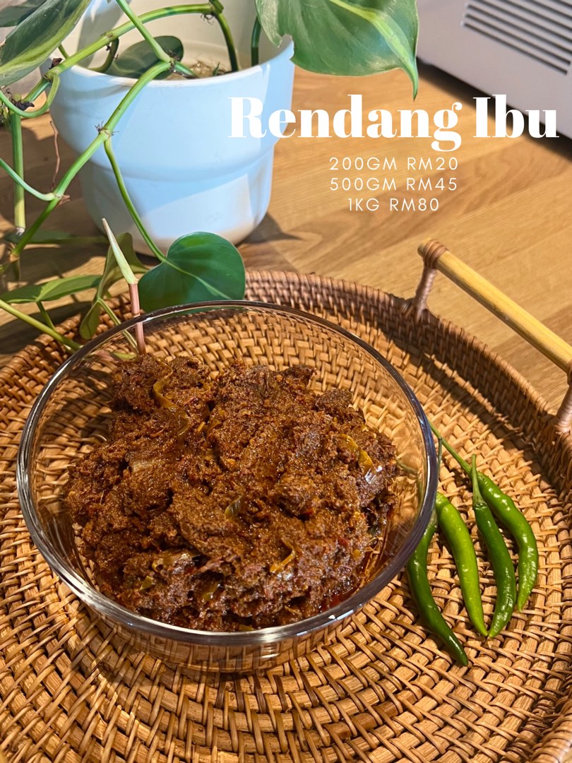 Rendang Ibu Homemade (ready-to-eat), Food & Drinks, Local Eats on Carousell
