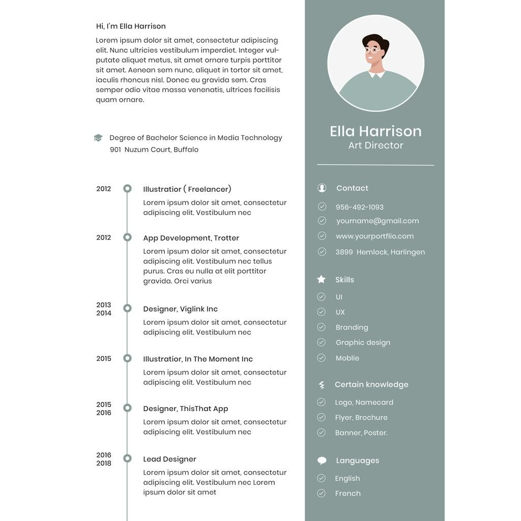 [Resume/CV/CL] Total 50Templates (Mixed Format Words/Psd/Ai), Computers ...