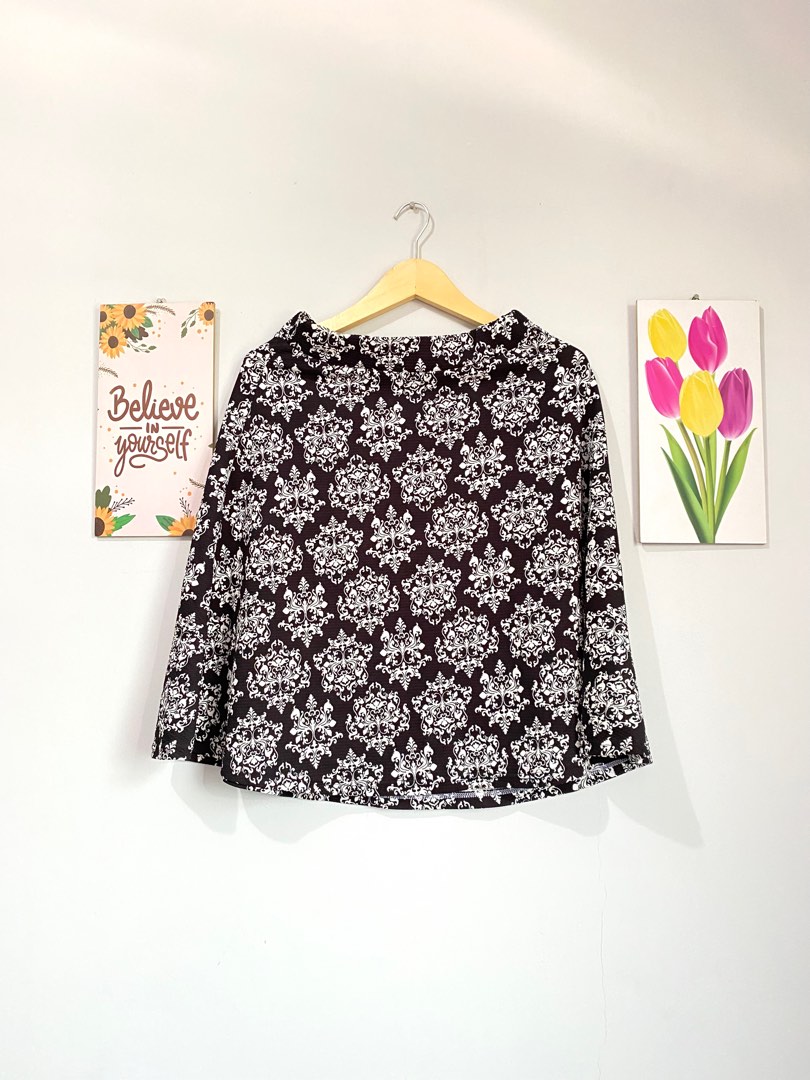 ROK MOTIF BATIK / ROK HITAM, Fesyen Wanita, Pakaian Wanita, Gaun & Rok ...