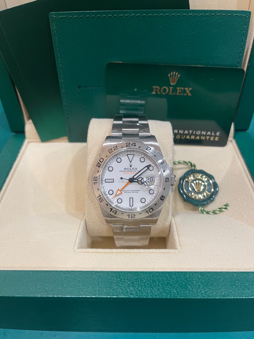 Rolex Explorer 2 226570 White Polar, Luxury, Watches on Carousell