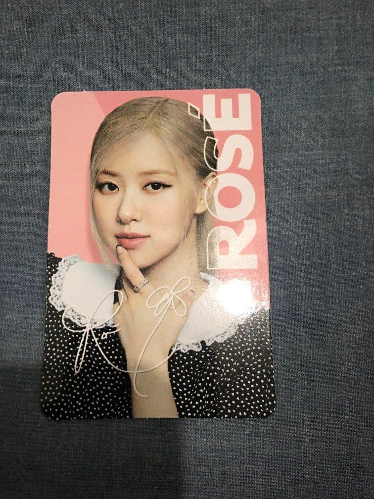 Rose blackpink X Oreo card, Hobbies & Toys, Memorabilia & Collectibles ...