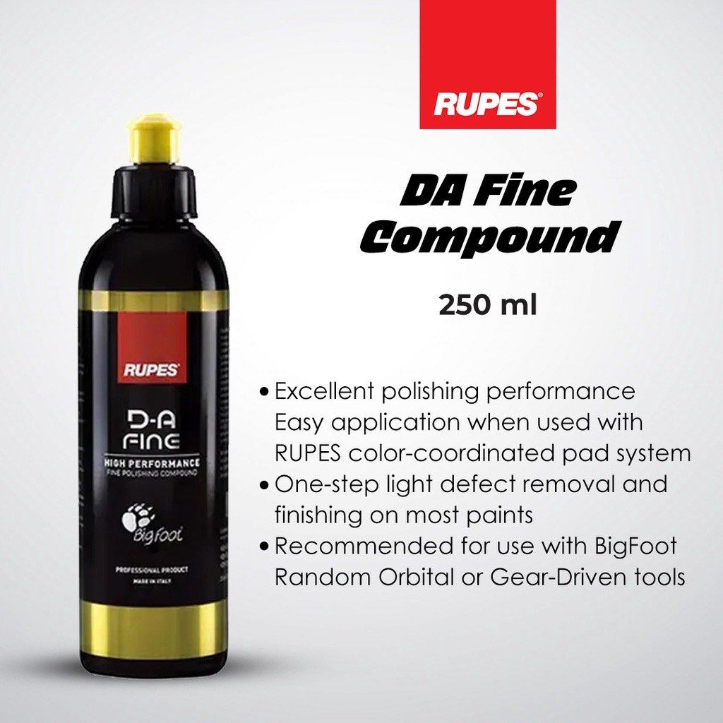 Rupes D.A Fine Polishing Compound ( 250 ml ), Furniture & Home Living ...