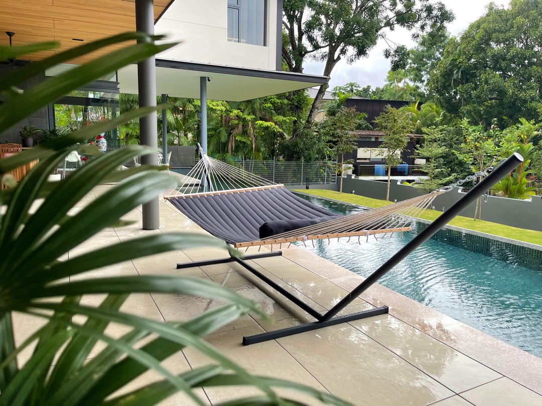 (SALE!) Air Lounge Max Hammock (2 seater), Furniture & Home Living, Outdoor Furniture on Carousell