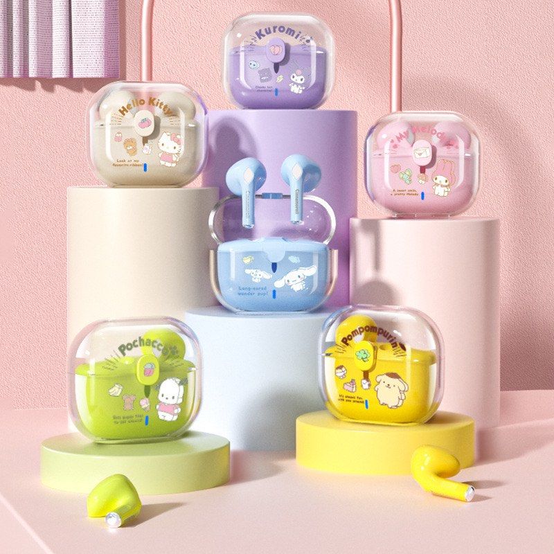 Sanrio Characters Kawaii wireless earbuds, Audio, Earphones on Carousell