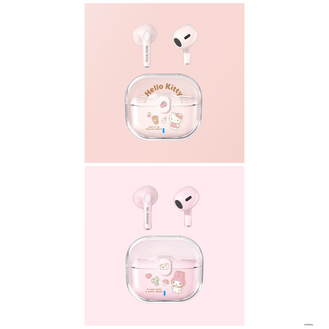 Sanrio Characters Kawaii wireless earbuds, Audio, Earphones on Carousell