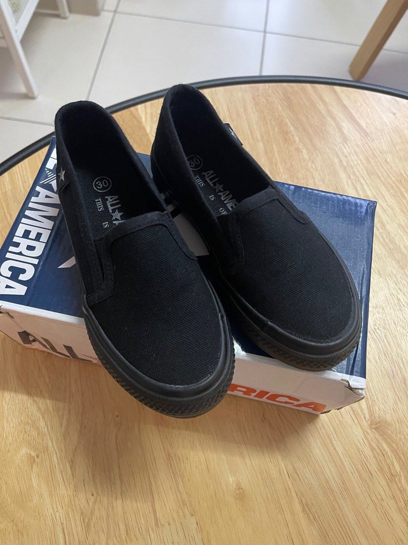 School Shoe - All America Black, Babies & Kids, Babies & Kids Fashion ...