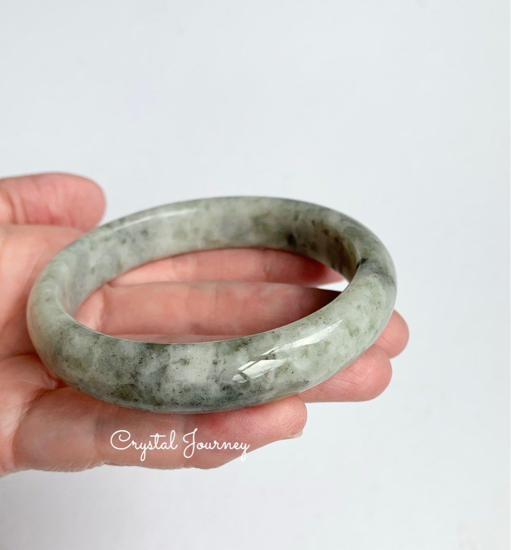 60mm Serpentine Jade Bangle , Women's Fashion, Jewelry & Organisers ...