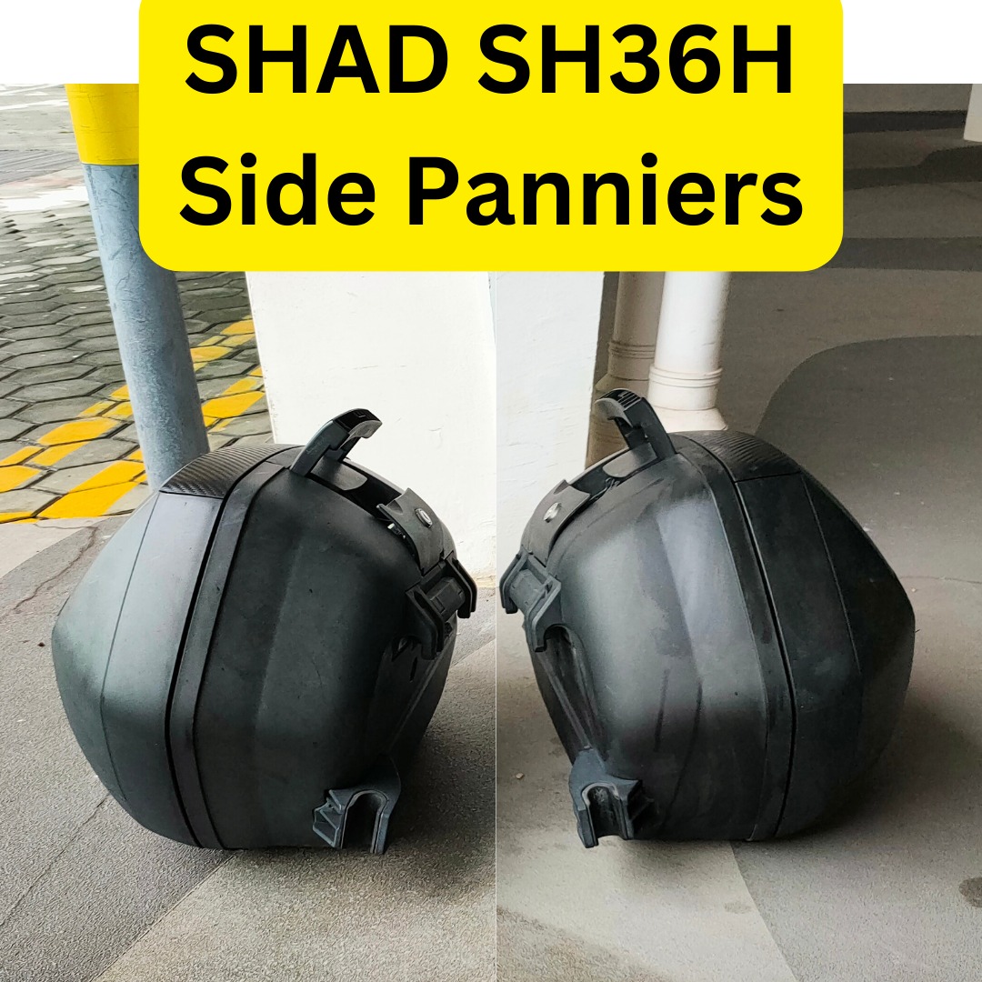 SHAD SH36H 3P System Luggage (Side Panniers), Motorcycles, Motorcycle ...