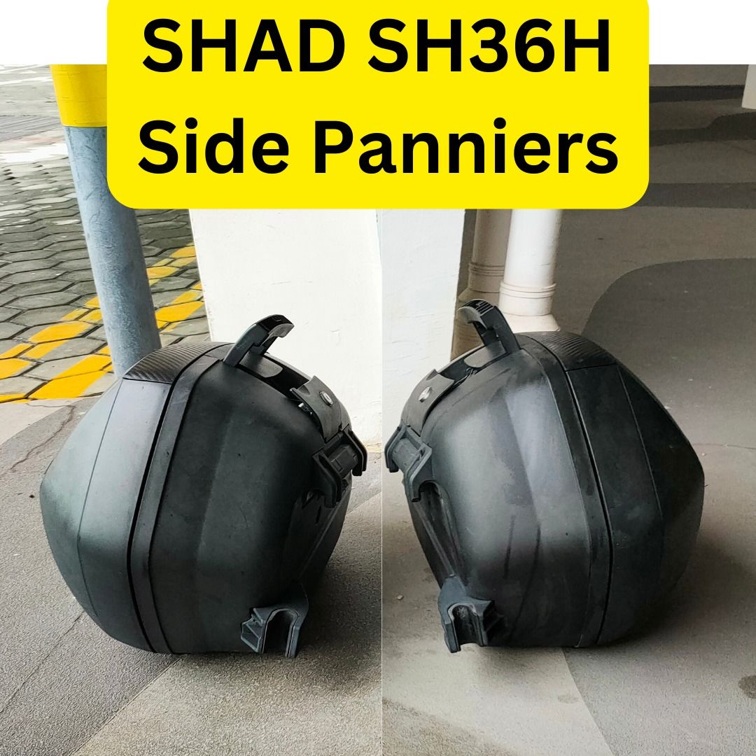 SHAD SH36H 3P System Luggage (Side Panniers), Motorcycles, Motorcycle Accessories on Carousell