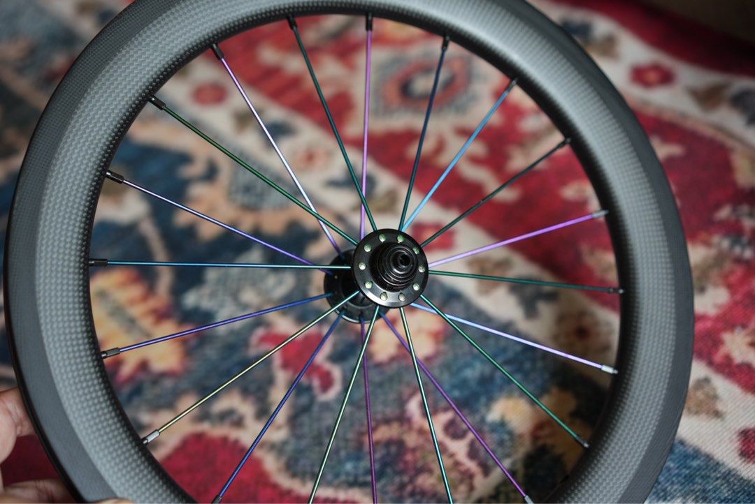 SMC carbon rims with hubsmith hubs for Brompton and alike, Sports ...