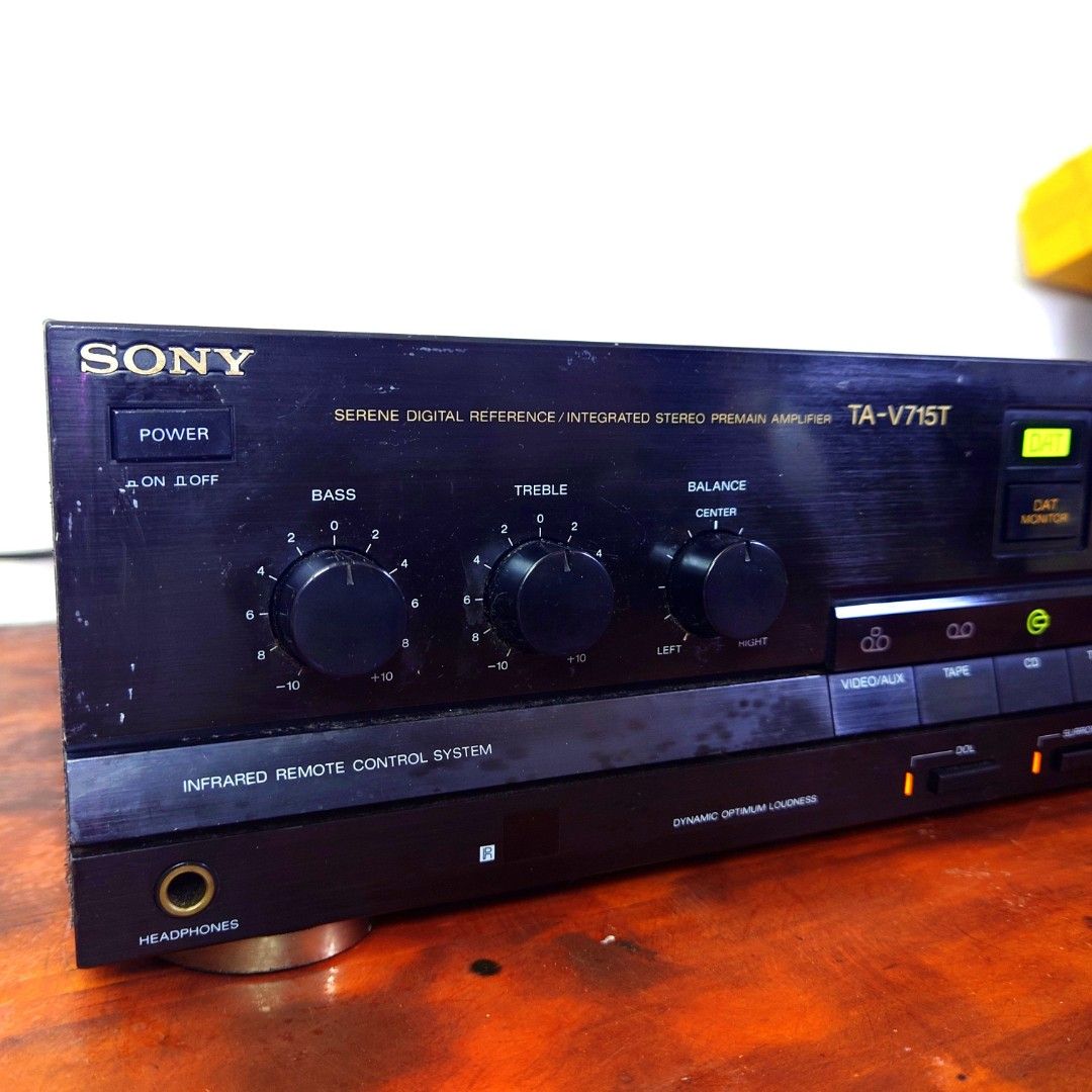Sony Reference Amplifier TA-V715T | Serene Digital Reference Integrated ...