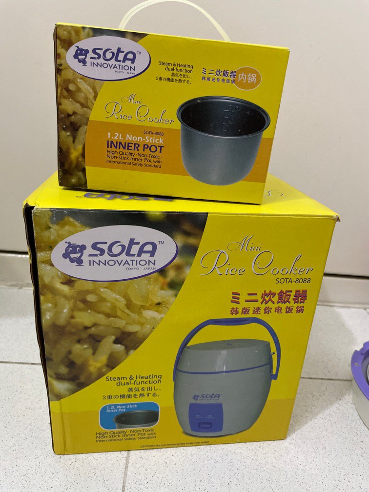 SOTA 1.2l mini cooker, TV & Home Appliances, Kitchen Appliances ...