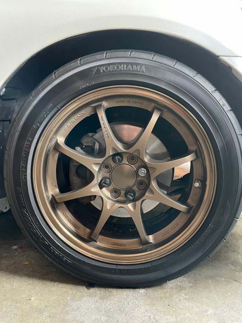 Sportrim rays ce28 japan, Car Accessories, Tyres & Rims on Carousell