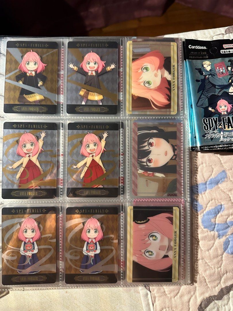 Spy x Family metal card, Hobbies & Toys, Toys & Games on Carousell