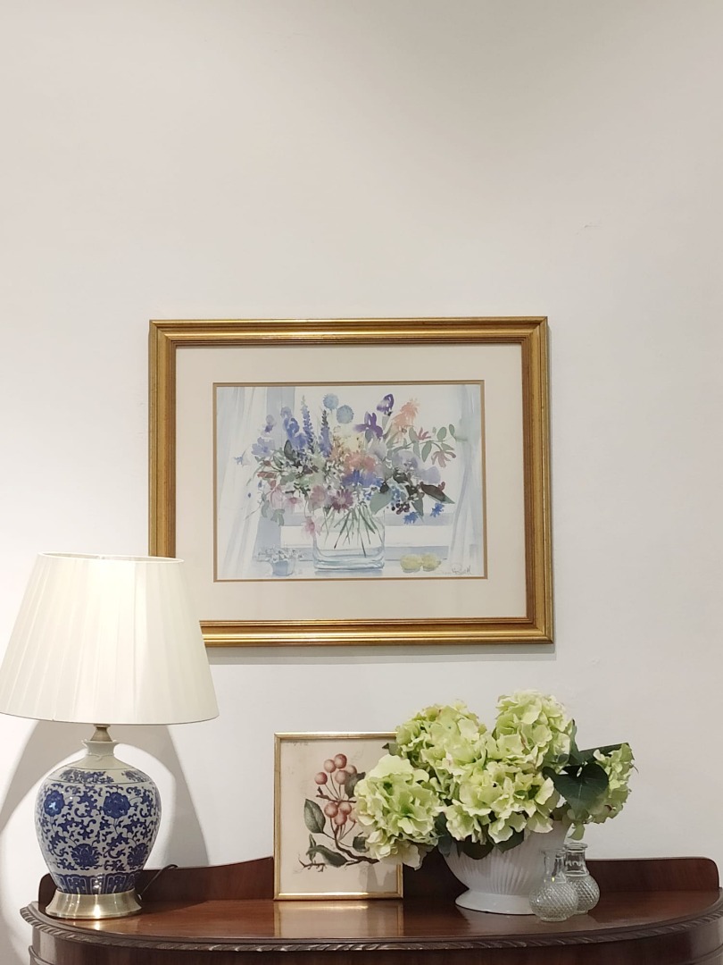 Summer Splendor Water Painting by Celia Russell, Furniture & Home ...