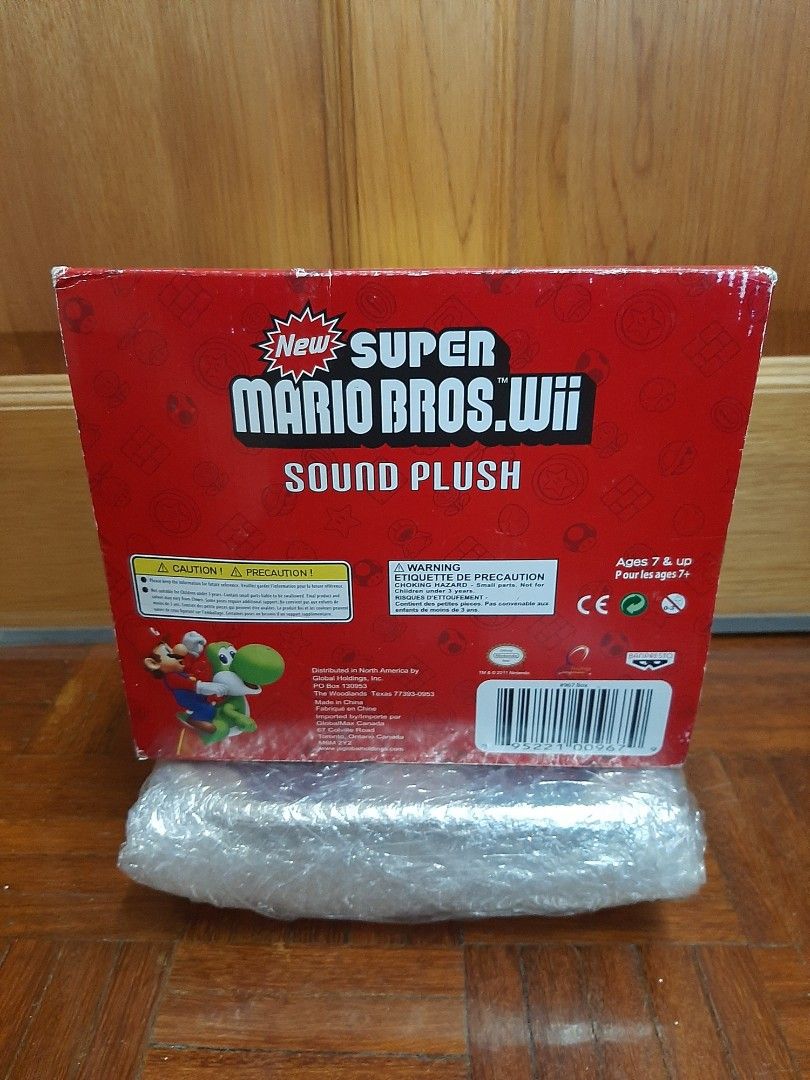 (NEW) Super Mario Bros Wii Sound Plush (Question Mark), Hobbies & Toys ...
