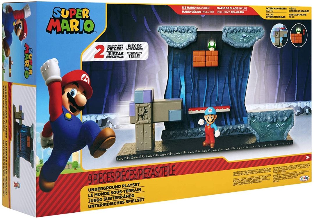 Super Mario Underground Playset, 興趣及遊戲, 玩具 & 遊戲類 - Carousell