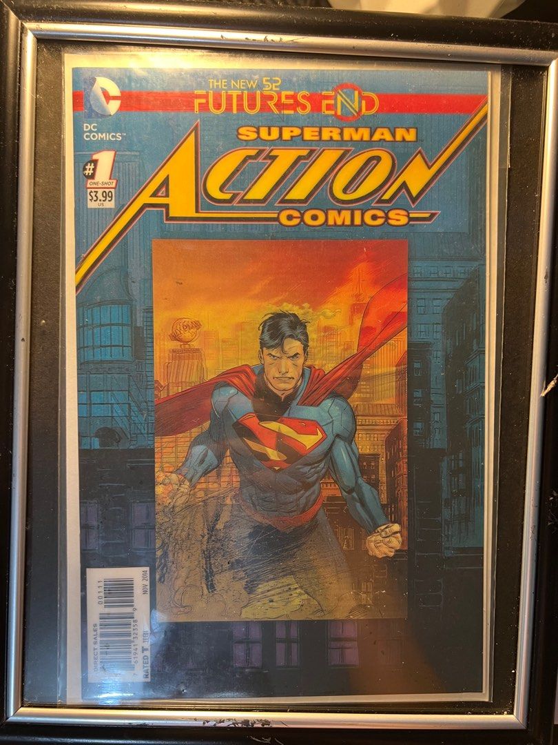 Superman Action Comics #1 Futures End One Shot Lenticular Cover ...