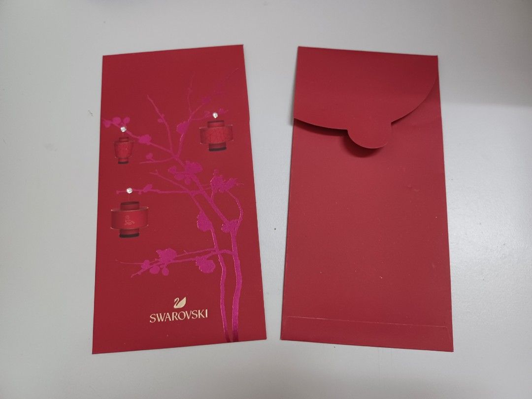 Swarovski Ang Pow / Red Packet / Ang Pau, Hobbies & Toys, Stationery ...