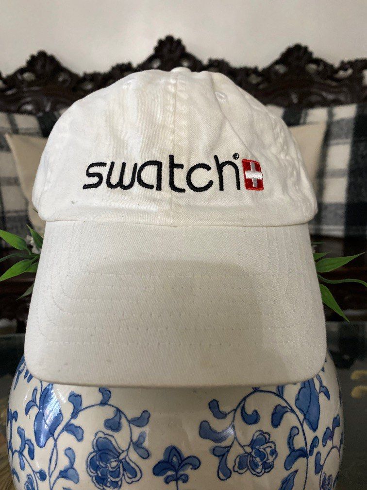 SWATCH AUTHENTIC HEADSHOTS BY KC CAPS WHITE CAP, Men's Fashion, Watches ...