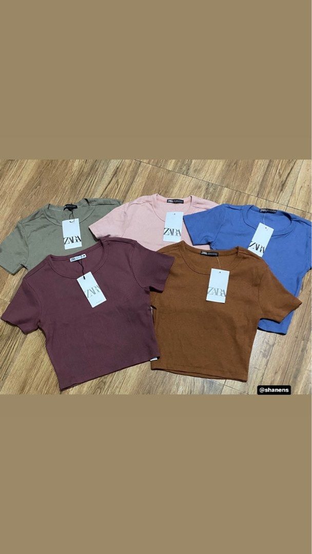 TAKE ALL BUNDLE: ZARA CROP TOPS, Women's Fashion, Tops, Shirts on Carousell
