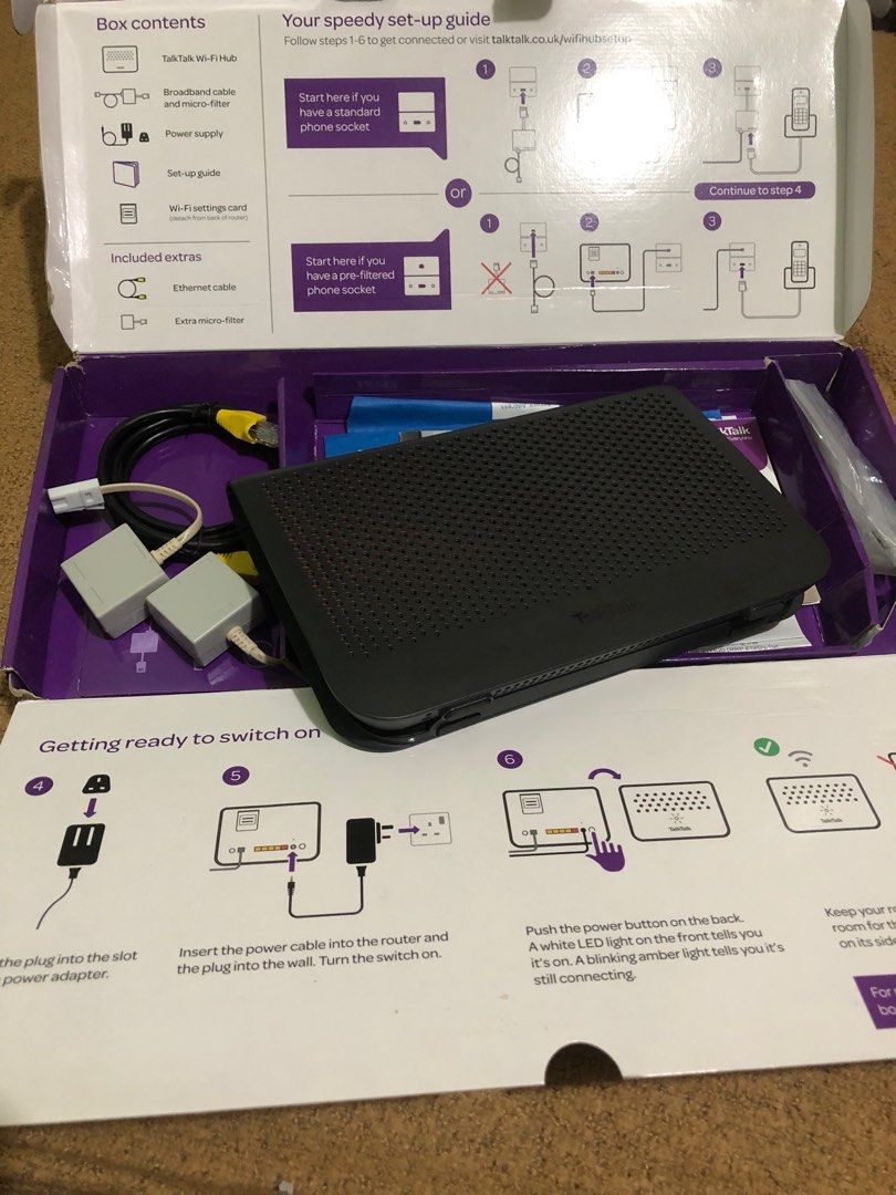 TalkTalk wifi hub, Computers & Tech, Parts & Accessories, Networking on ...
