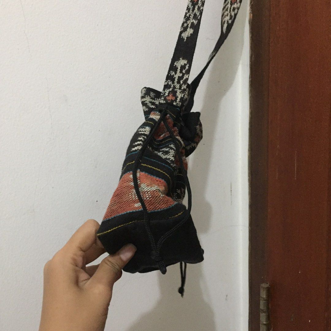 Tas toraja batik tas Kecil sling bag ethnic lombok deep black boho ...