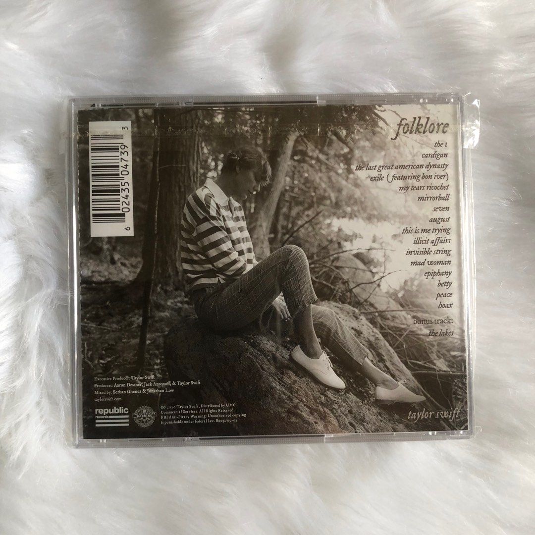 taylor swift - folklore (target exclusive) cd, Hobbies & Toys, Music ...