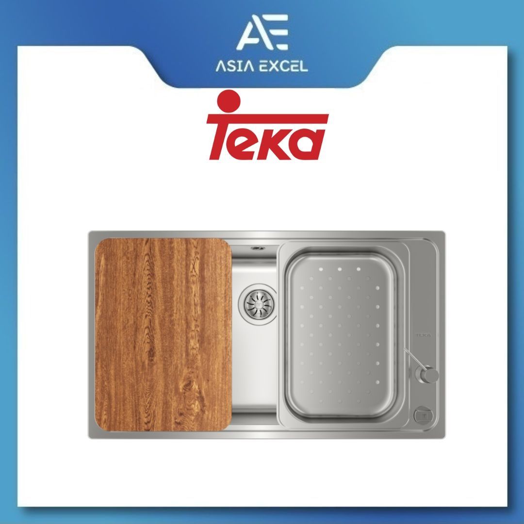 TEKA BAHIA 1B PLUS STAINLESS STEEL SINGLE BOWL KITCHEN SINK, Furniture ...