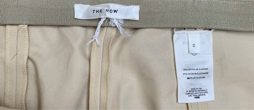 THE ROW FRONT SLIT SLIM PANTS, Women's Fashion, Bottoms, Other Bottoms ...