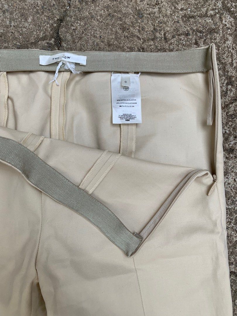 THE ROW FRONT SLIT SLIM PANTS, Women's Fashion, Bottoms, Other Bottoms ...