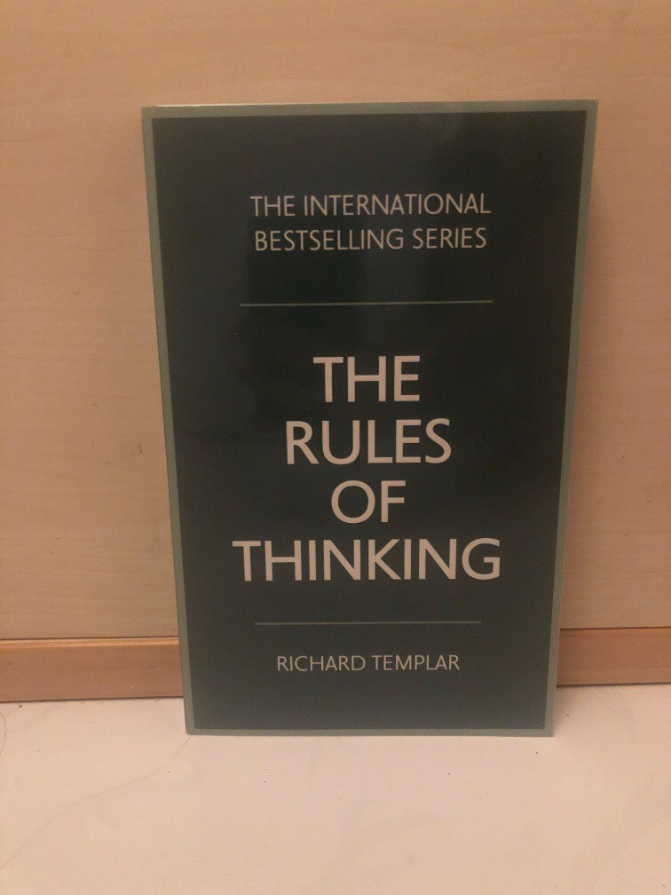 The Rules Of Thinking Book, Hobbies & Toys, Books & Magazines, Fiction ...