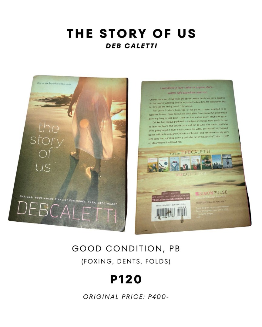 The Story Of Us by Deb Caletti, Hobbies & Toys, Books & Magazines ...