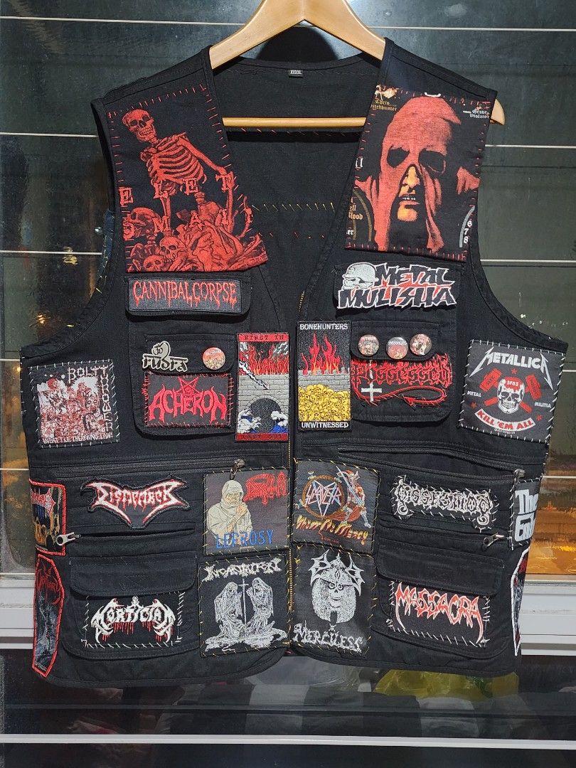 "The Armour of Contempt" - Thrash/Death Battle Jacket, Men's Fashion ...