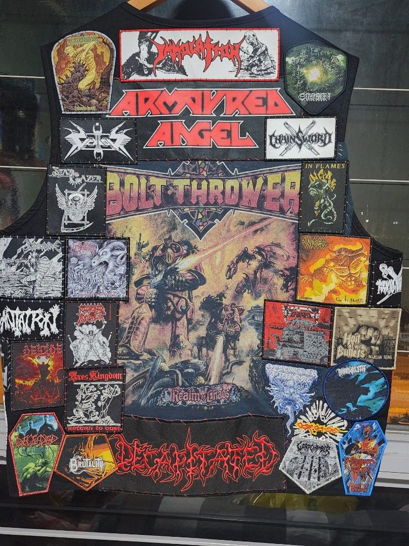 "The Armour of Contempt" - Thrash/Death Battle Jacket, Men's Fashion ...