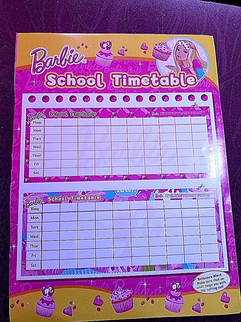 Timetable planner, Hobbies & Toys, Stationery & Craft, Stationery ...